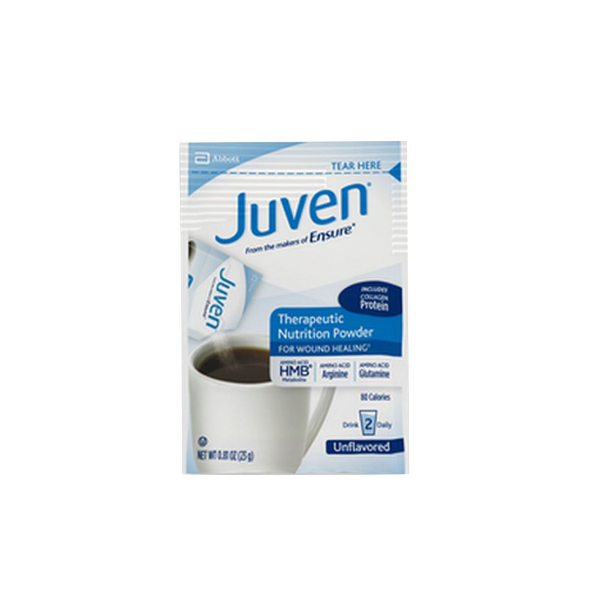 Juven Therapeutic Nutrition Powder, Unflavored, 0.81 oz. (23g) packet ...
